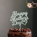 Mother's Day Cake Topper. Happy Mother's Day Topper, Gold. - Etsy