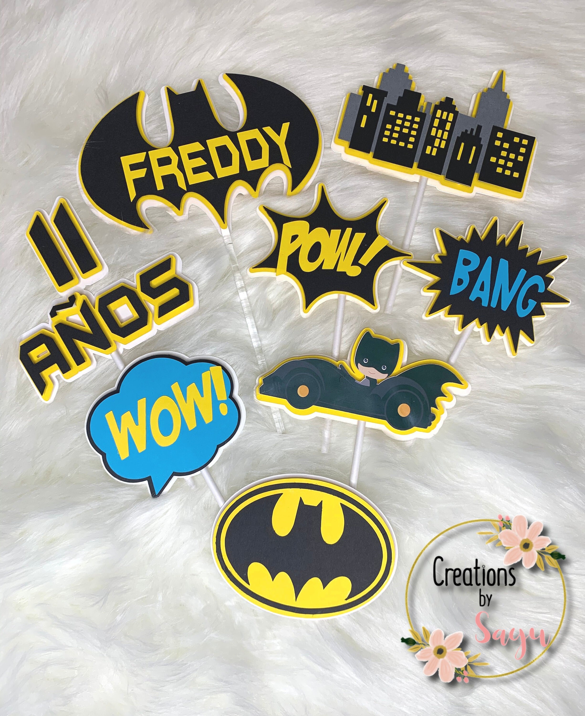 Super Hero Topper Birthday Boy Cake Decorations Personalized - Etsy