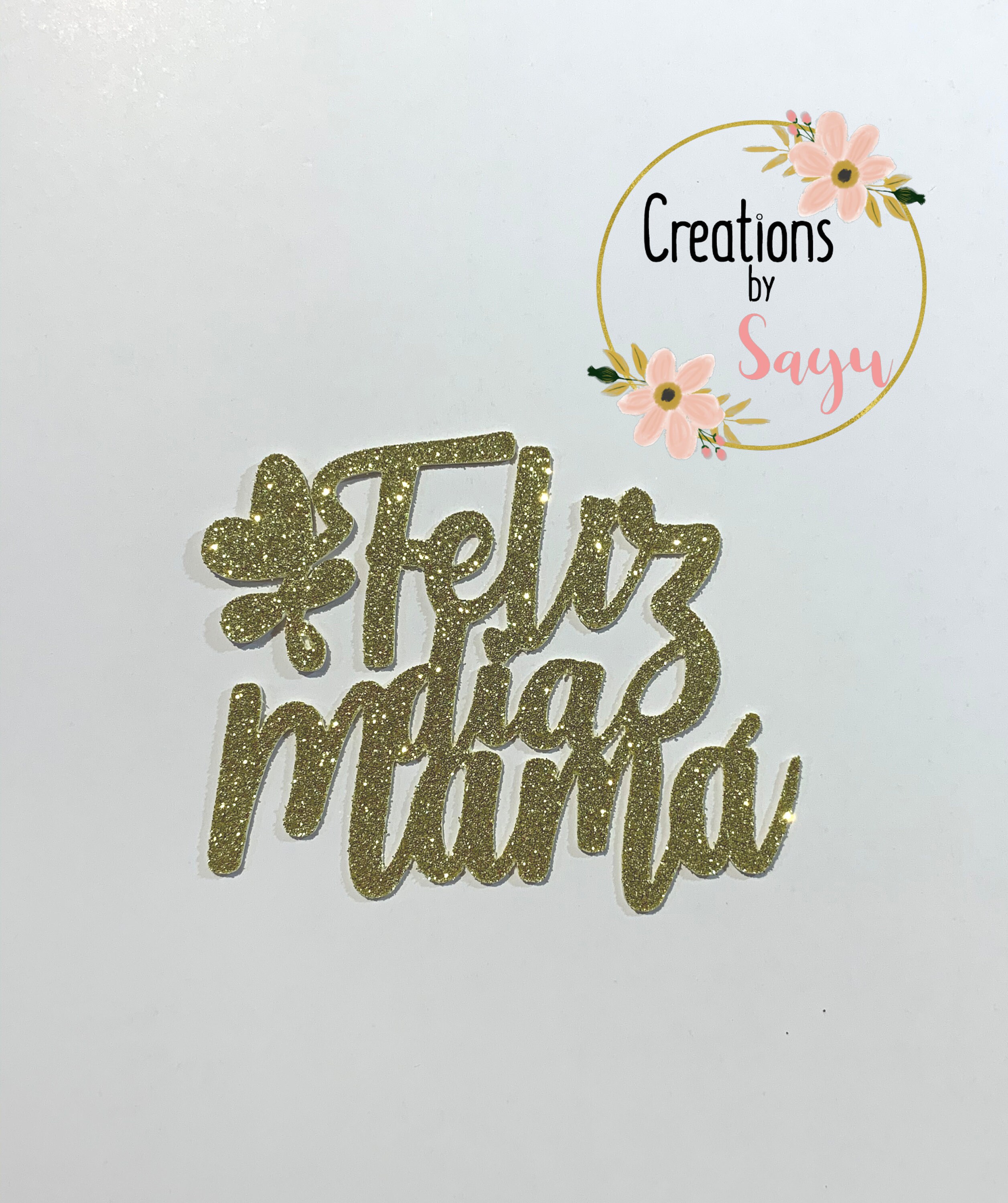 Felíz Día Mamá Cupcake Toppers, Happy Mother's Day in Spanish Cupcake ...