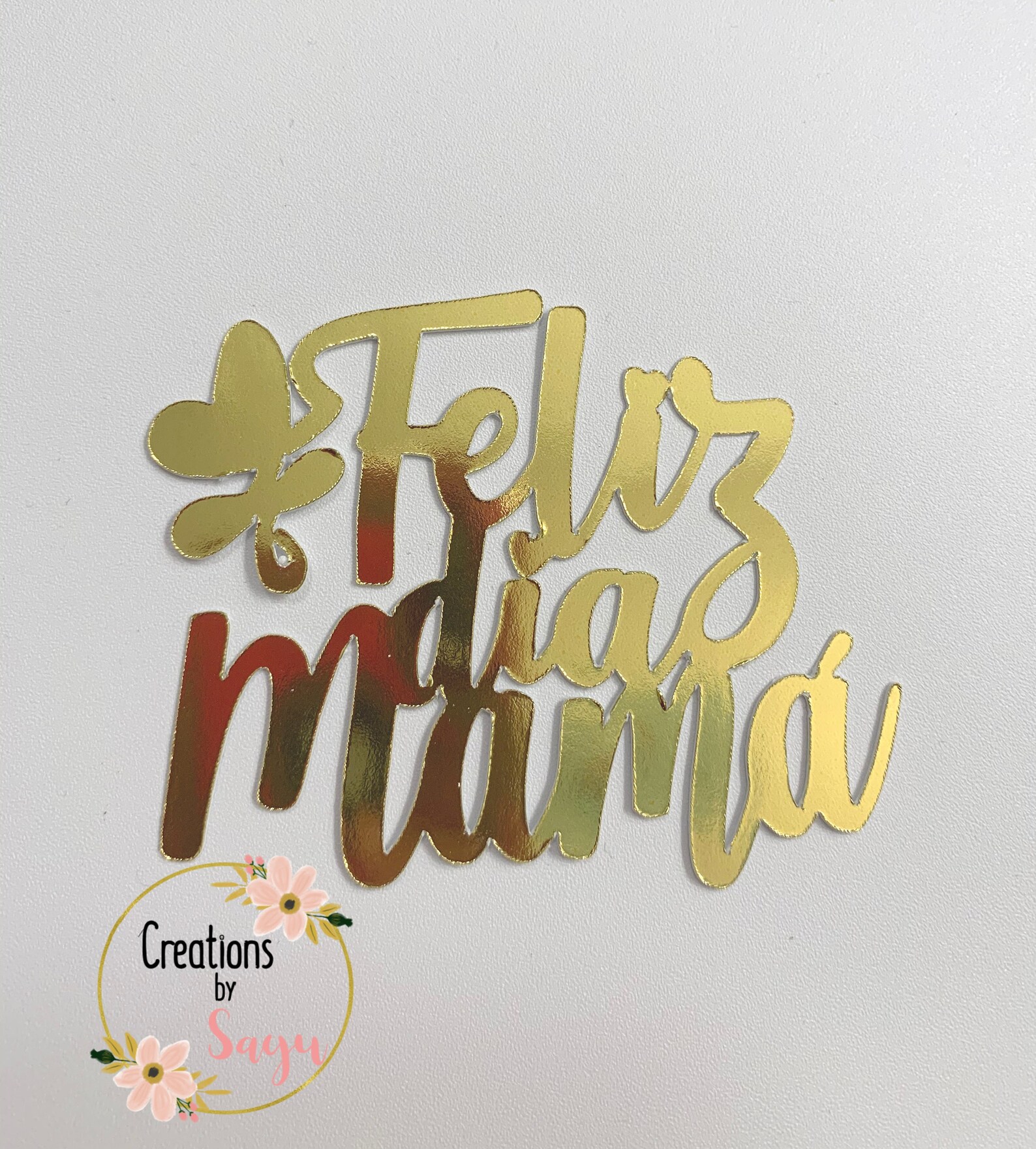 Felíz Día Mamá Cupcake Toppers, Happy Mother's Day in Spanish Cupcake ...