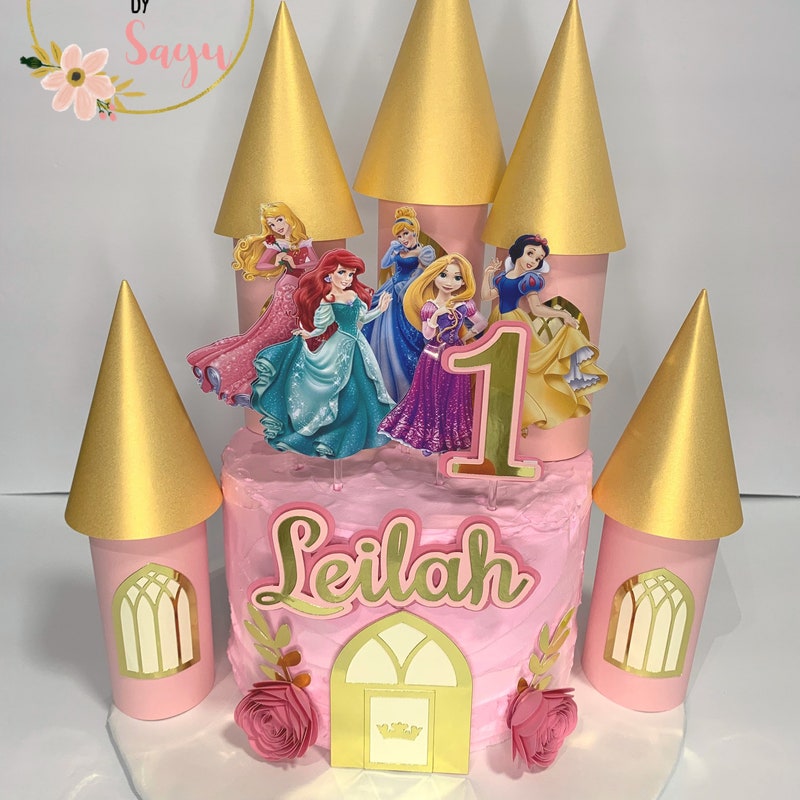 Castle Cake Topper - Etsy