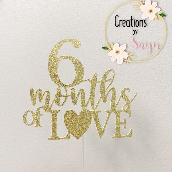 Love Cake Topper - Etsy