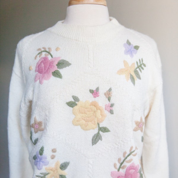 Embroidered Sweater - Etsy