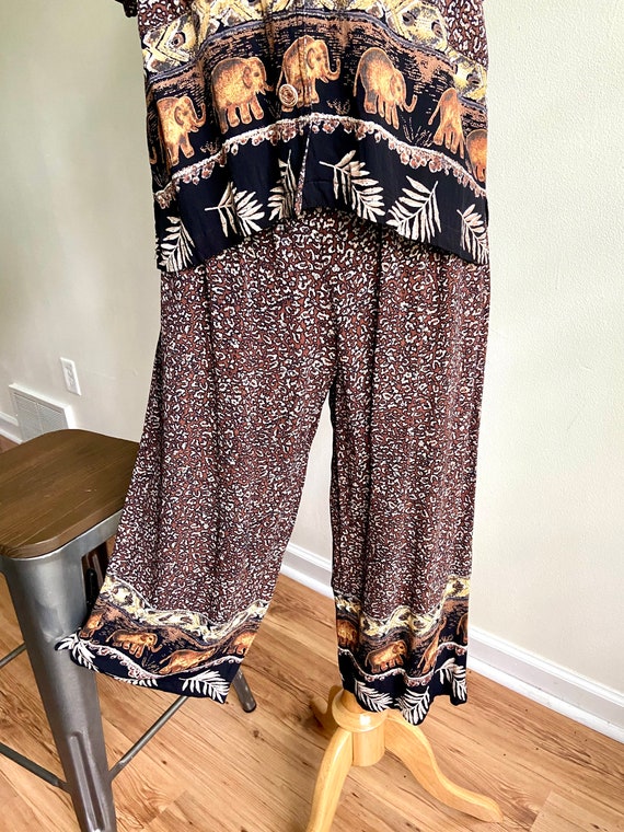 elephants on parade two piece set, 1980s 80s elephant… - Gem
