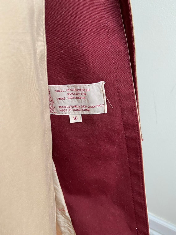 vintage Aigner trench coat, 1980s 80s classic Aigner … - Gem