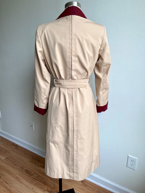 vintage Aigner trench coat, 1980s 80s classic Aigner … - Gem
