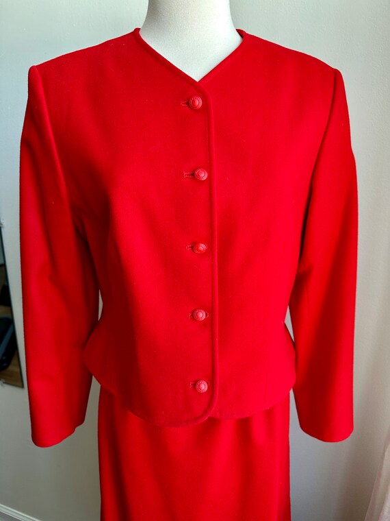 vintage Pendleton suit, 1960s 60s red Pendleton blaze… - Gem
