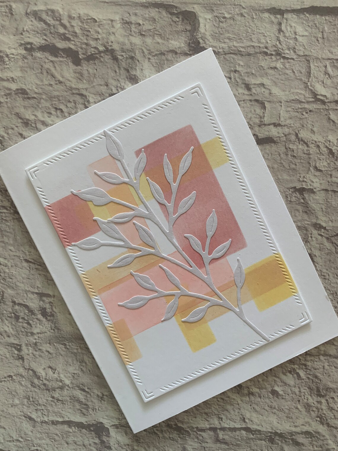 Set of 3 Mixed Media Blank Note Cards. Handmade Blank Card - Etsy