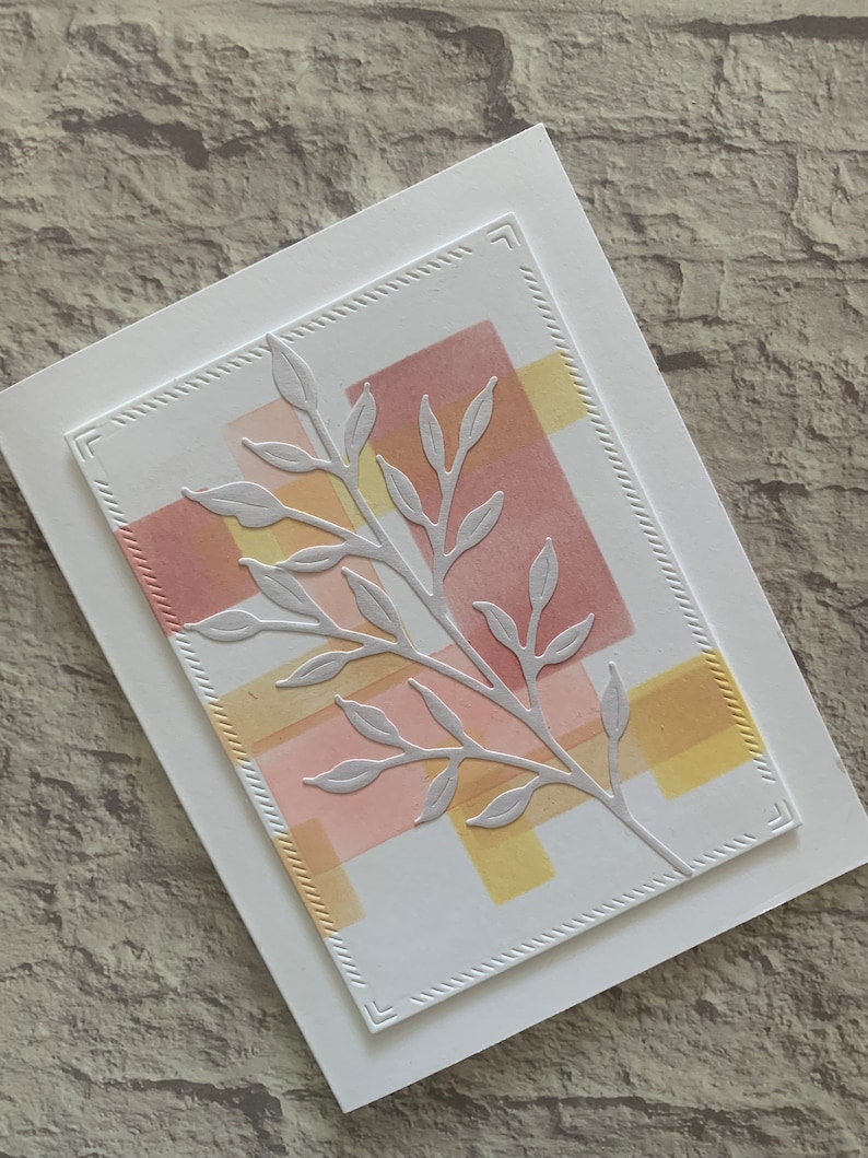 Set of 3 Mixed Media Blank Note Cards. Handmade Blank Card - Etsy
