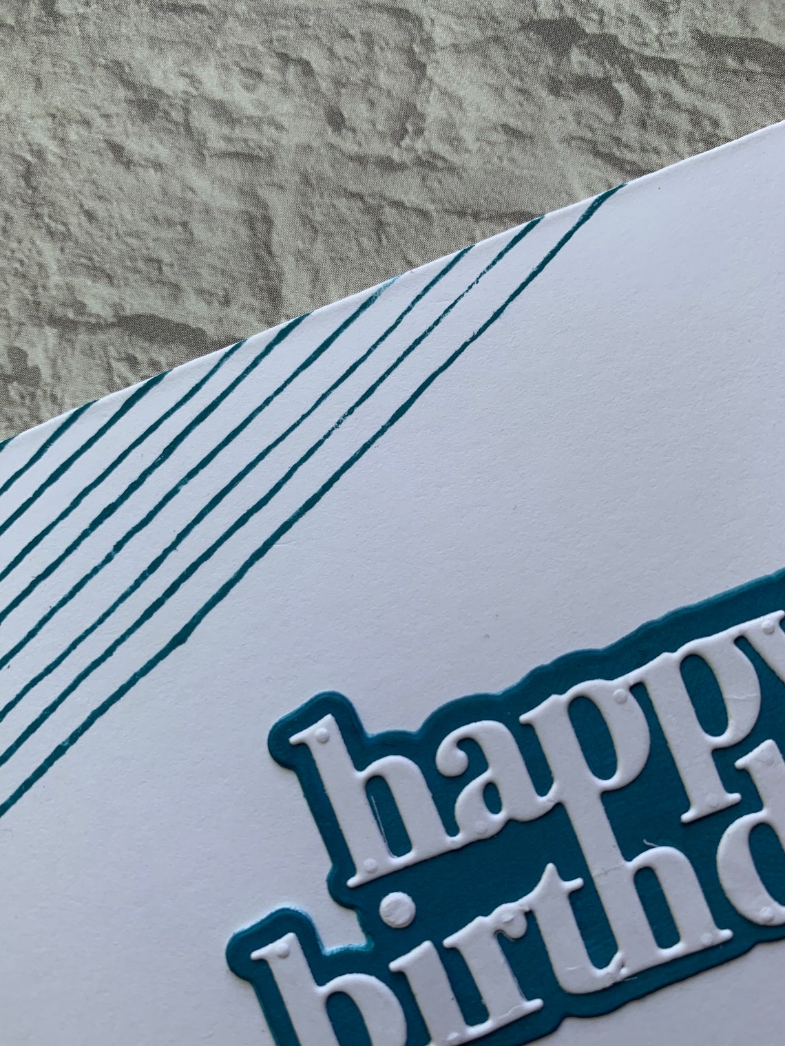 Set of 3 Minimalist Birthday Cards. Handmade Cards Set of 3. Blank ...