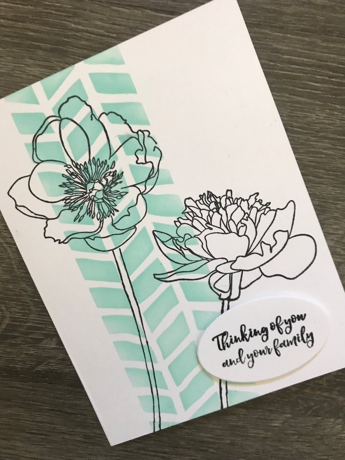 Handmade Sympathy Cards: Floral Condolence Set of 3 - Etsy
