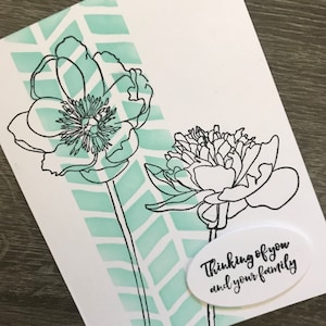 Handmade Sympathy Cards: Floral Condolence Set of 3 - Etsy
