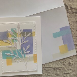 Set of 3 Mixed Media Blank Note Cards. Handmade Blank Card - Etsy