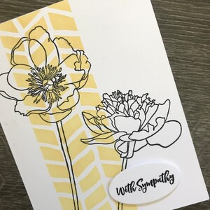Handmade Sympathy Cards: Floral Condolence Set of 3 - Etsy