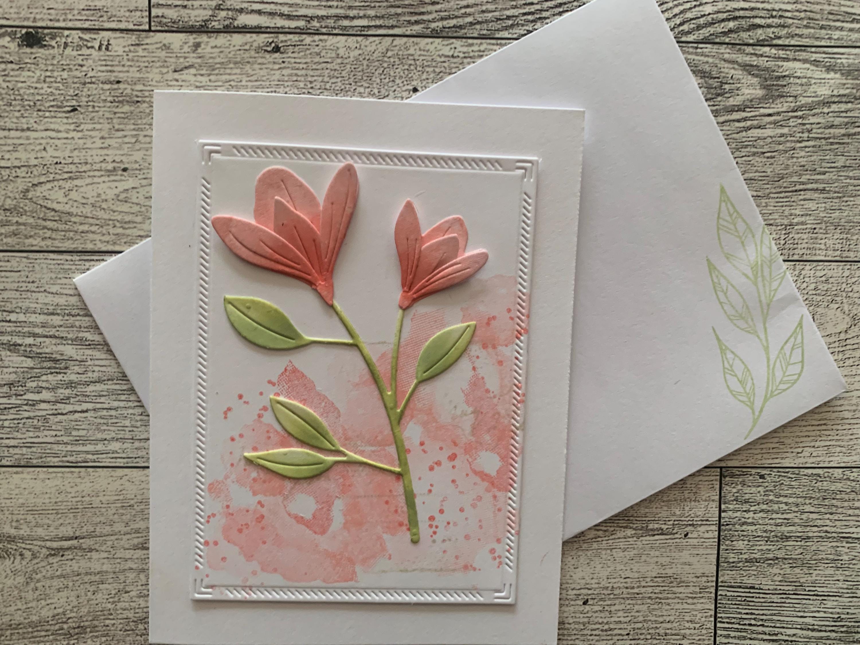 Handmade Watercolor Flower Note Cards, Set of 3 - Etsy