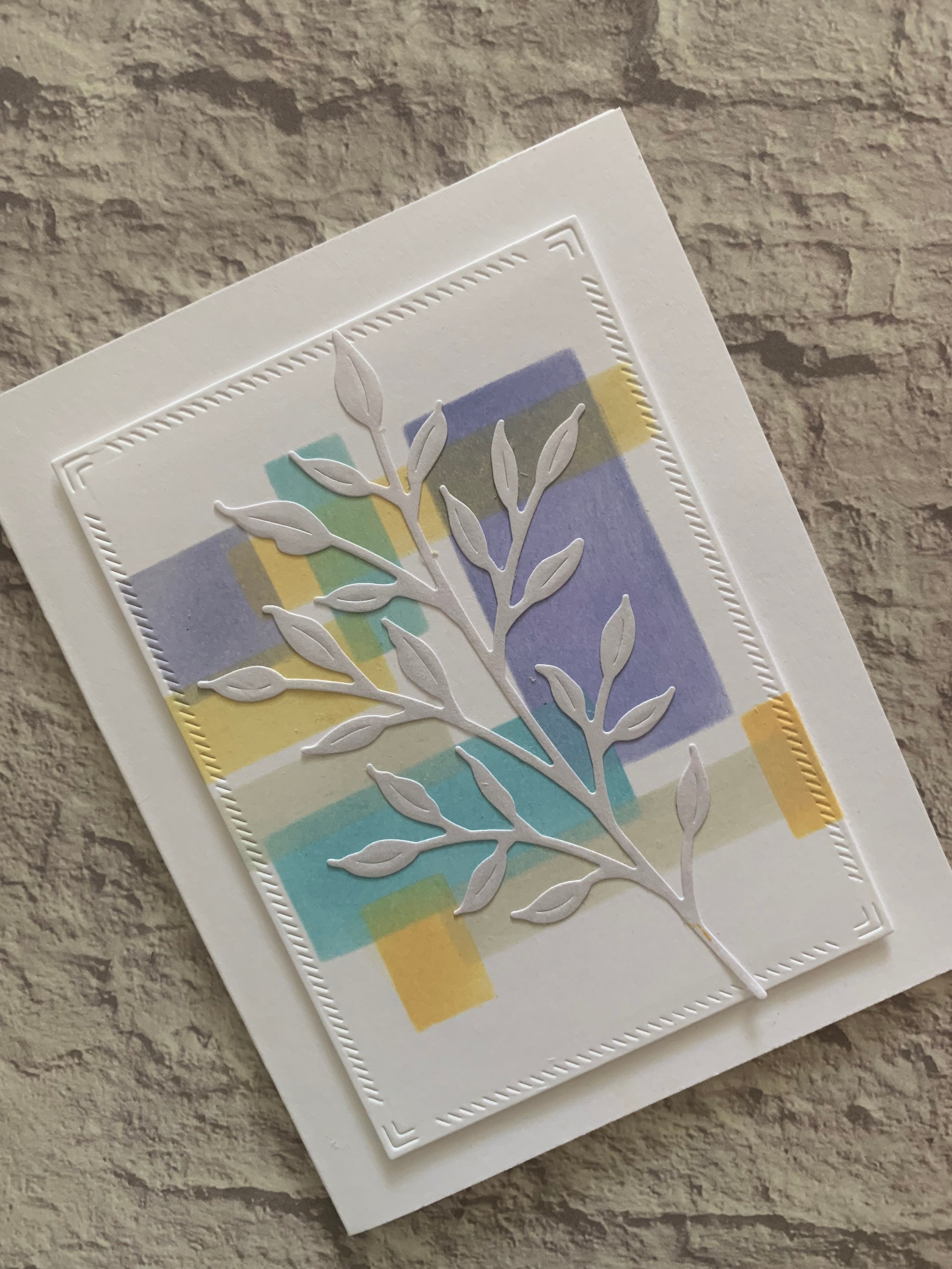 Set of 3 Mixed Media Blank Note Cards. Handmade Blank Card - Etsy