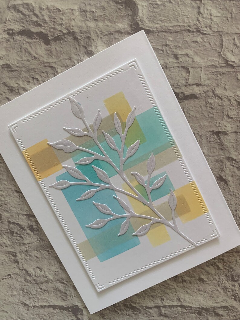 Set of 3 Mixed Media Blank Note Cards. Handmade Blank Card - Etsy