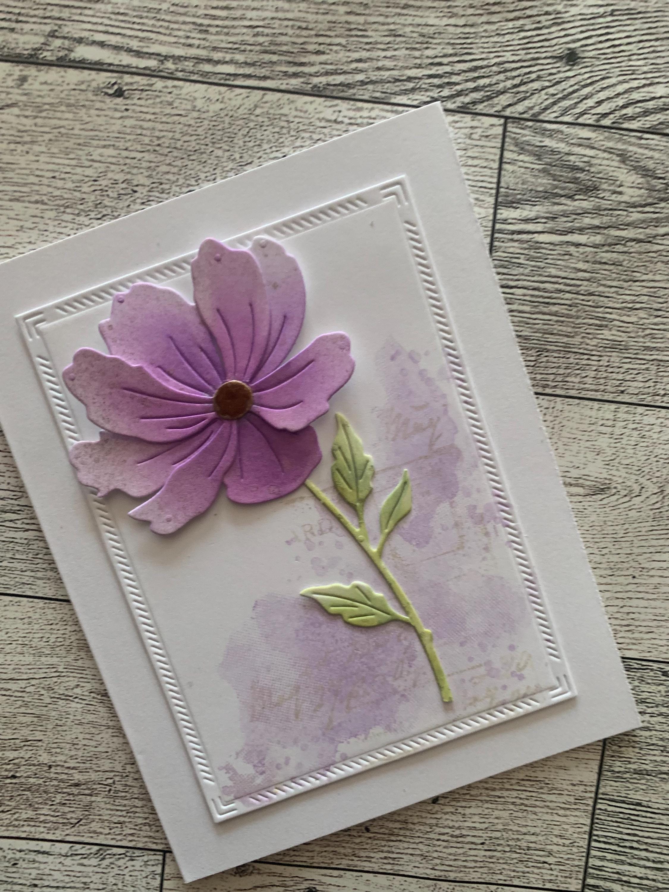 Handmade Watercolor Flower Note Cards, Set of 3 - Etsy