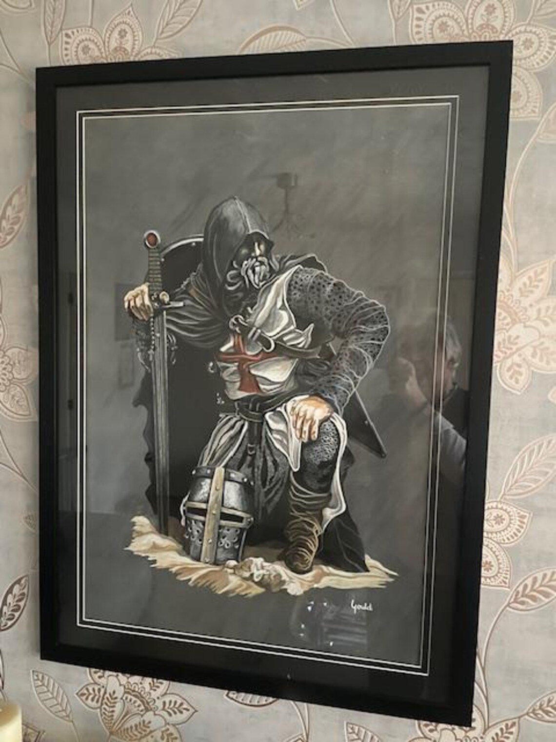 F1. Mika Hakkinen. "the Flying Finn" Framed Hand Painted Original ...