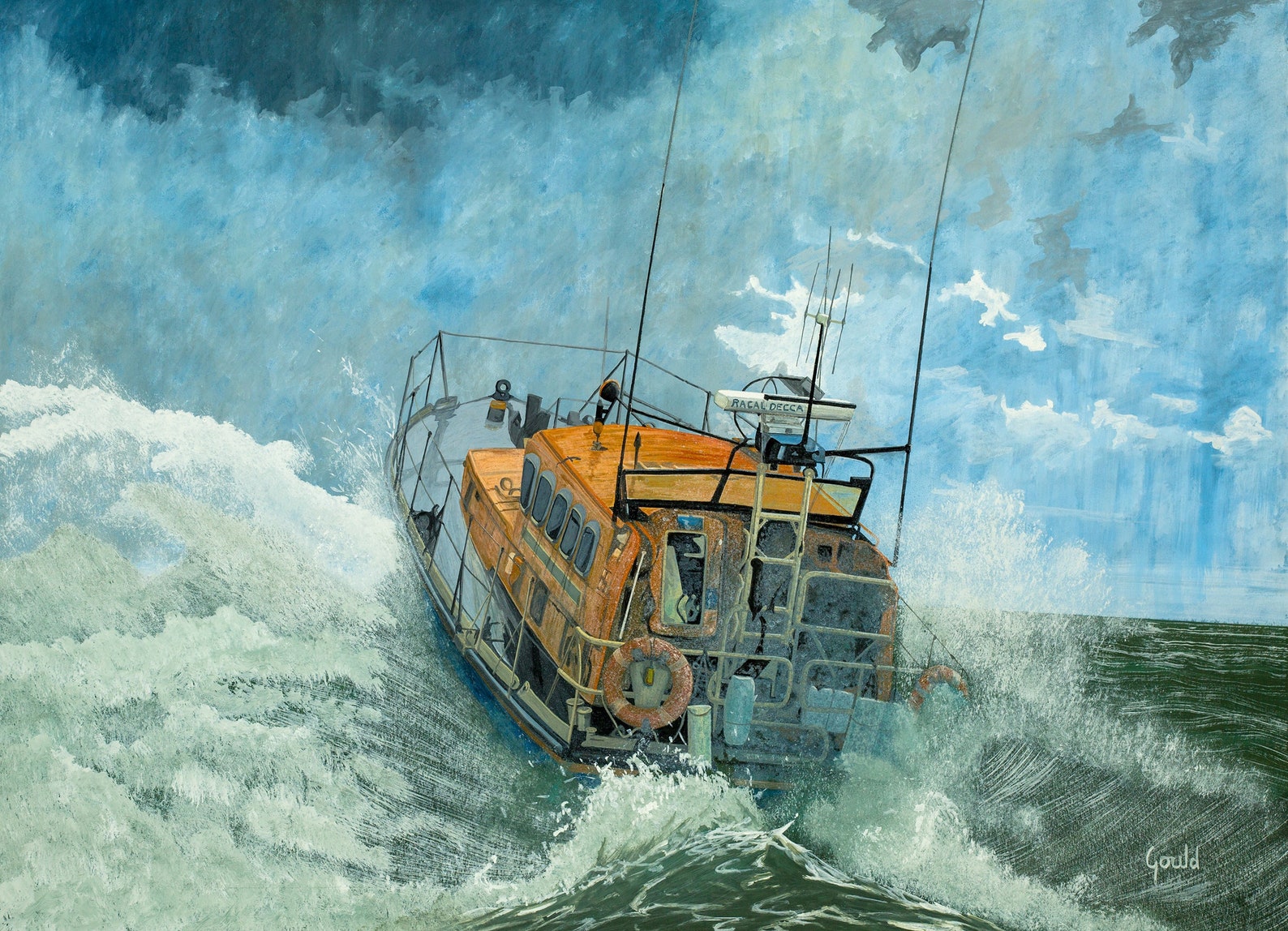 Lifeboat Art Print: Limited Edition Giclee Fine Line Seascape. - Etsy