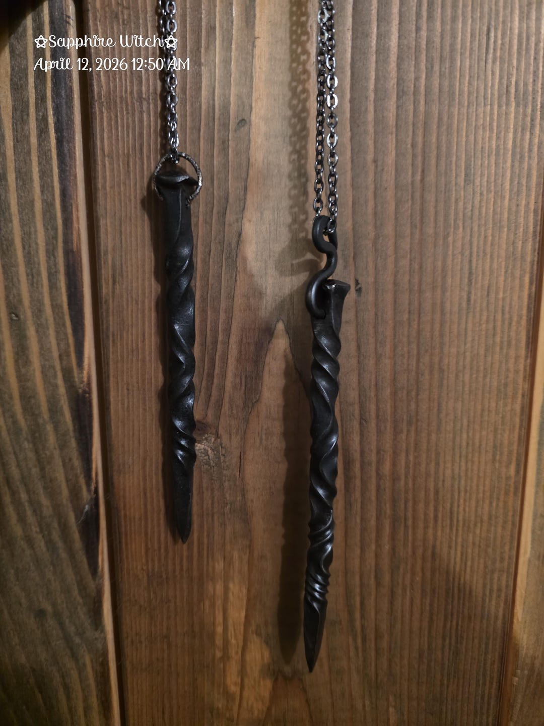 Necklace Hex Nail Candle Scribe Incantations Spell Witchcraft ...