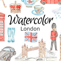 25 Christmas in London Clipart, Winter London, Cute London Travel ...