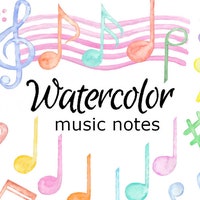 Music Notes Clipart | 10 High Quality Jpg's | Digital Download | Music ...