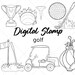 DIGITAL STAMP Marine Clipart Vector File Png Eps Svg Art Digi ...