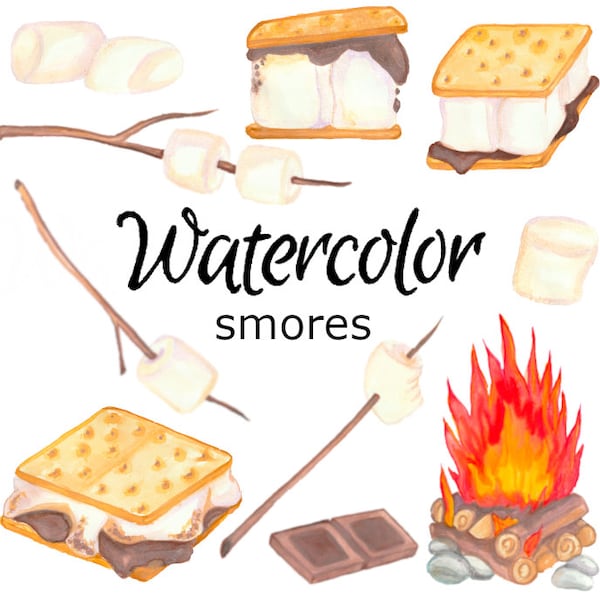 Smore Clipart - Etsy
