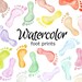 WATERCOLOR CLIPART, Lunch Food Scrapbooking Png Graphics Watercolour ...