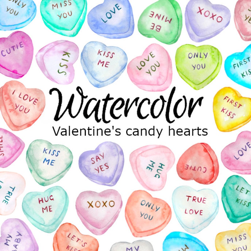 Valentine Heart Clipart - Etsy