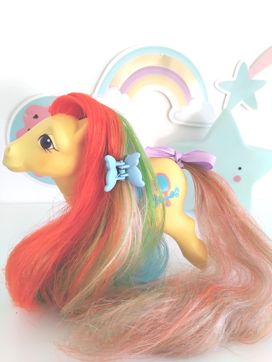 My Little Pony G1 Pretty Vision – Brush 'n Grow Series – 1987 Hasbro - Etsy