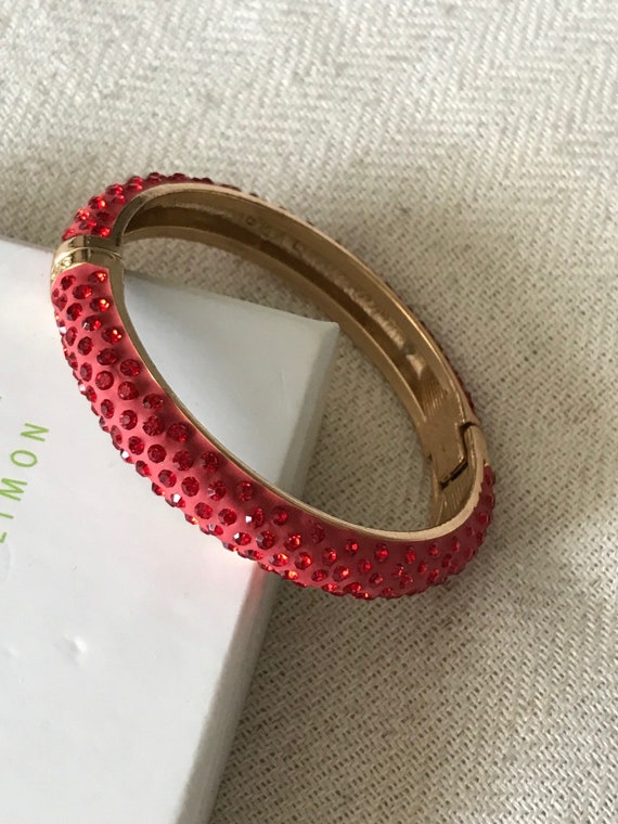 Vintage Sal y Limon Crystal-encrstusted Bangle Bracel… - Gem