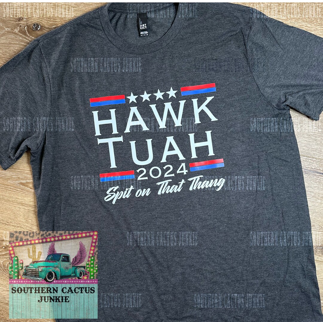 Hawk-tuah Black Heather Shirt - Etsy