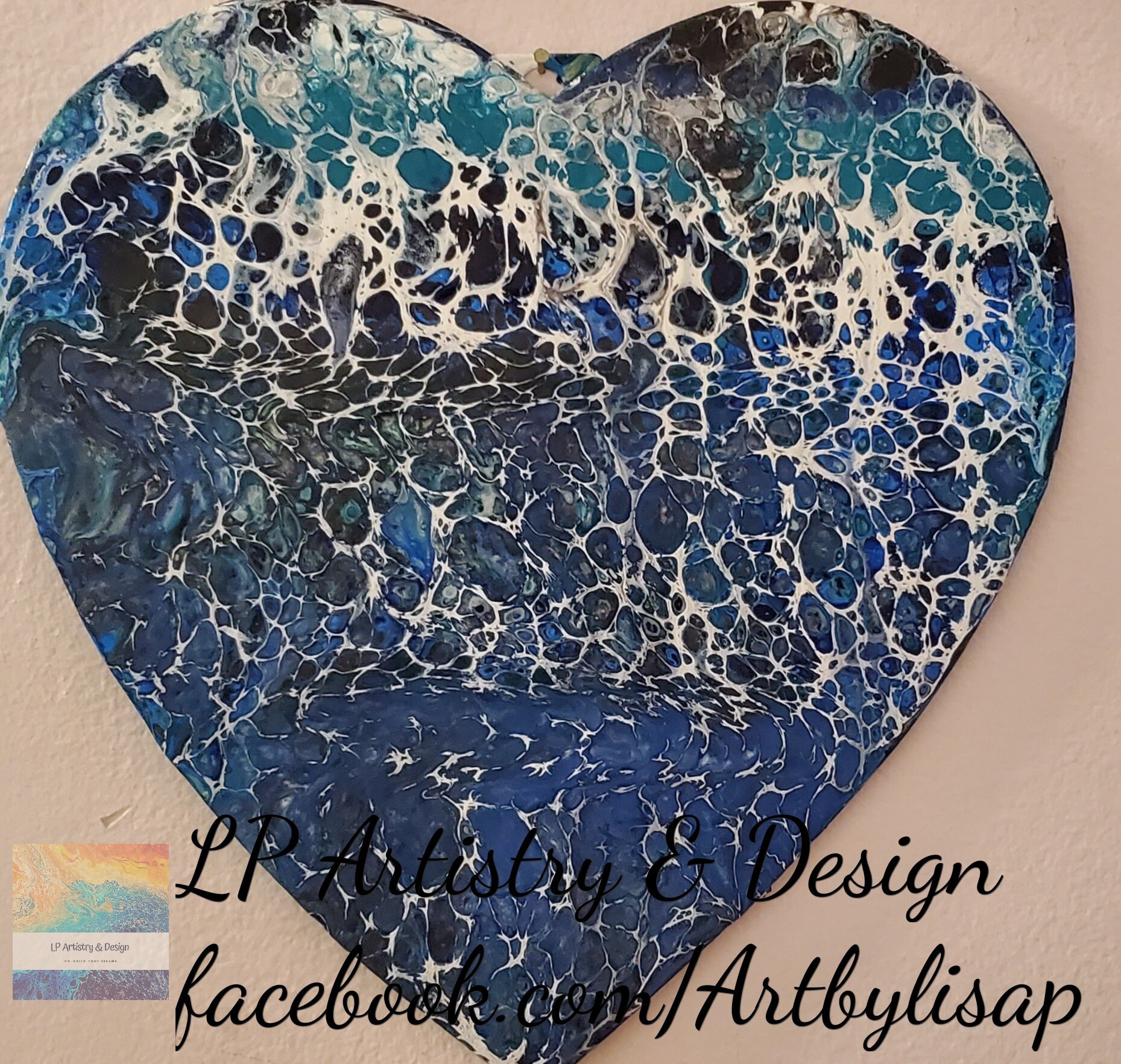 Crush 8 in Heart Shaped Abstract Acrylic Painting - Etsy