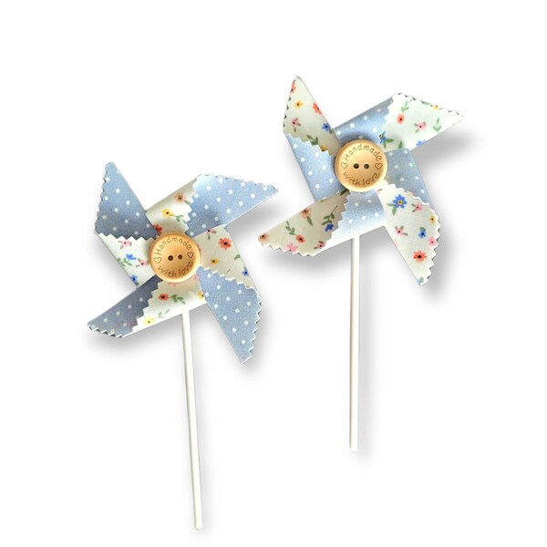 Blue Pinwheels - Etsy