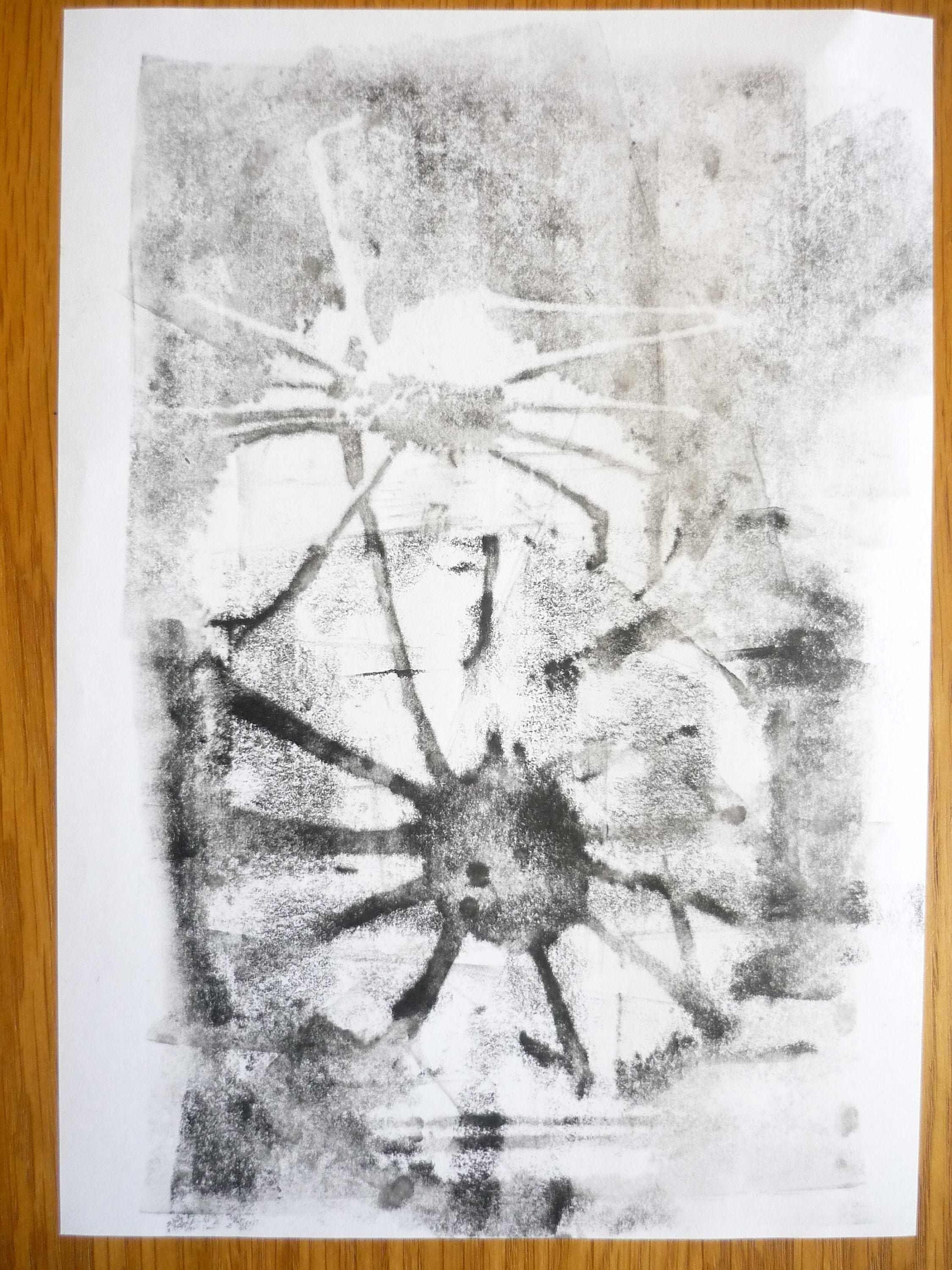 Ghost Giant Spider-crab Monoprint, 11 X 14 - Etsy