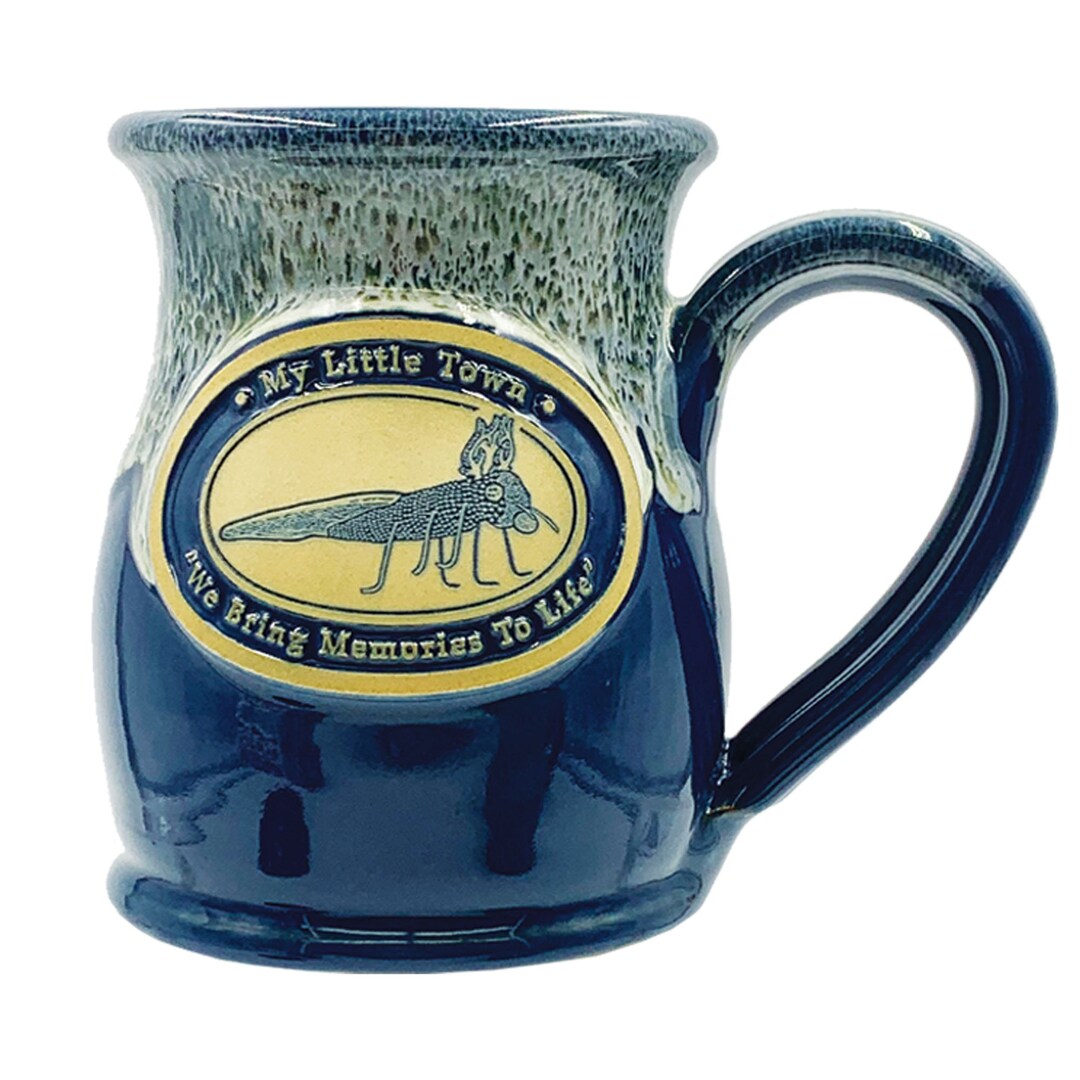 My Little Town Big Blue Bug Mug 14 Oz. Handthrown - Etsy