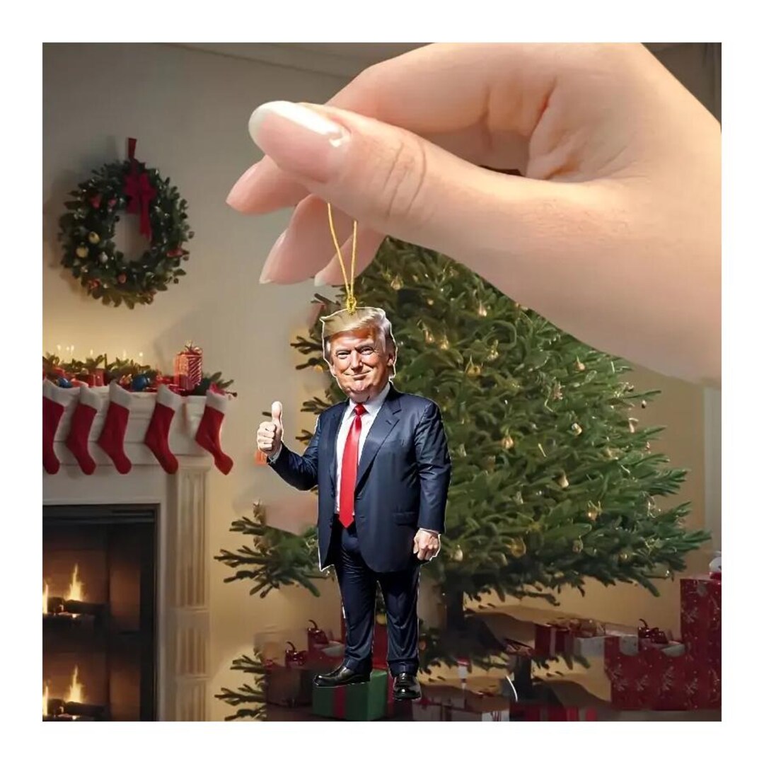 Donald Trump Christmas Ornament - 2D Acrylic - Etsy