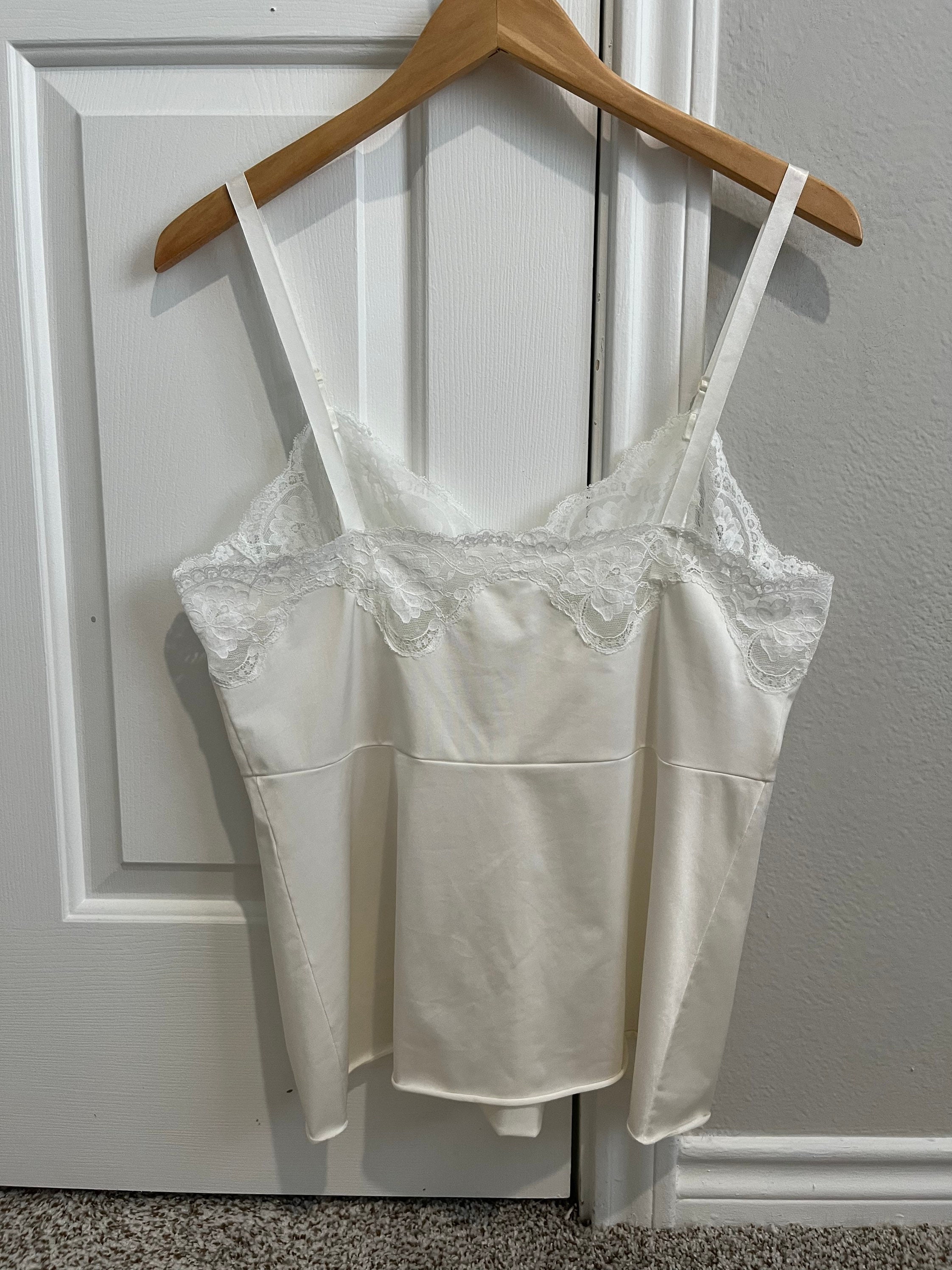 Vintage Shadowline Cream Camisole - Etsy