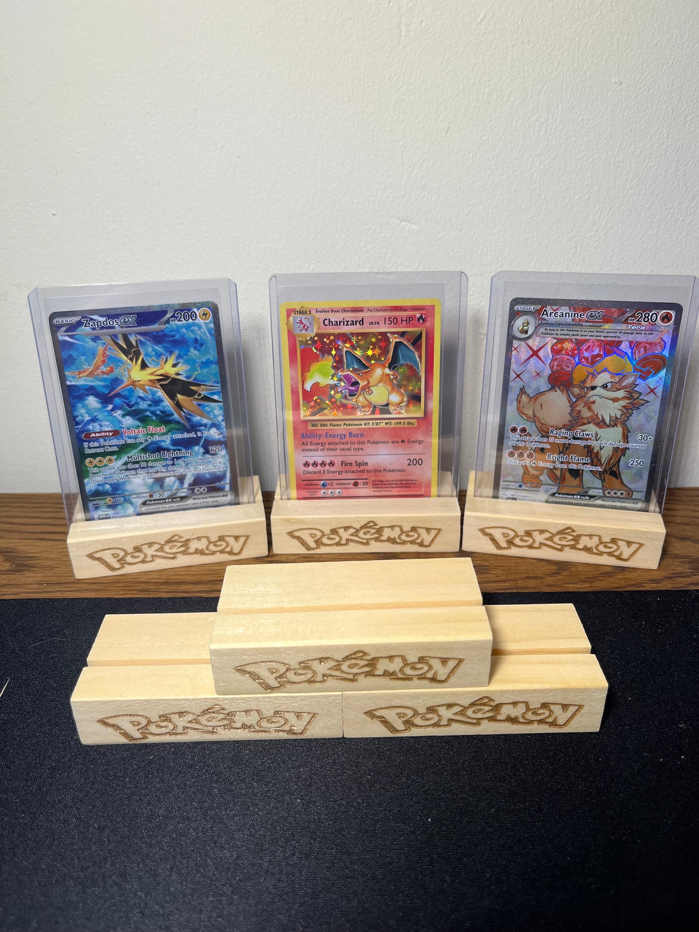 Pokemon TCG Card Stand/wall Display Set of 6 - Etsy