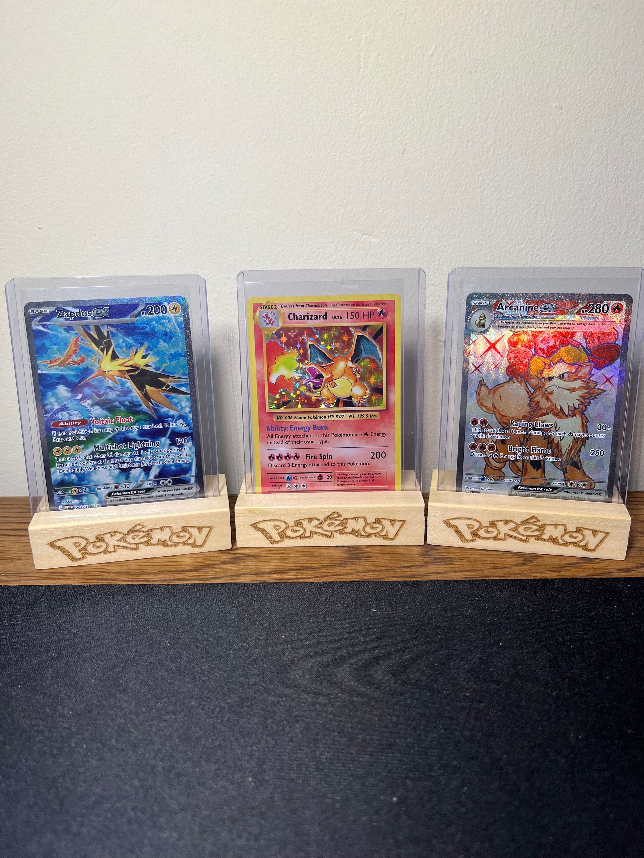 Pokemon TCG Card Stand/wall Display Set of 6 - Etsy