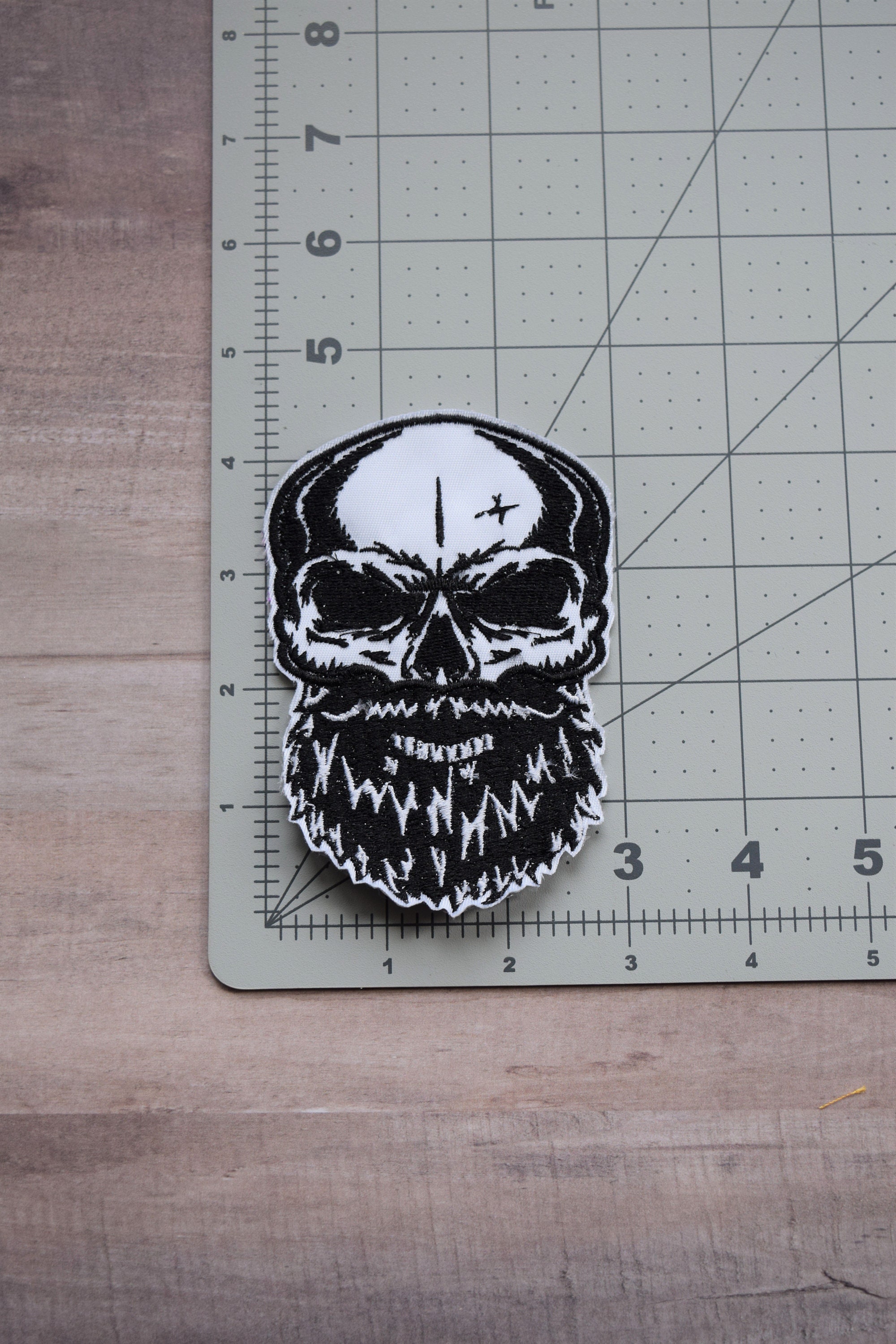 Embroidered Bearded Man Patch/iron On/sew On - Etsy