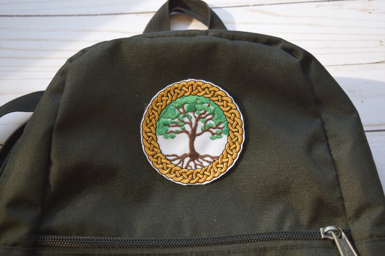 Celtic Tree Embroidered Patch/iron On/sew On | Etsy
