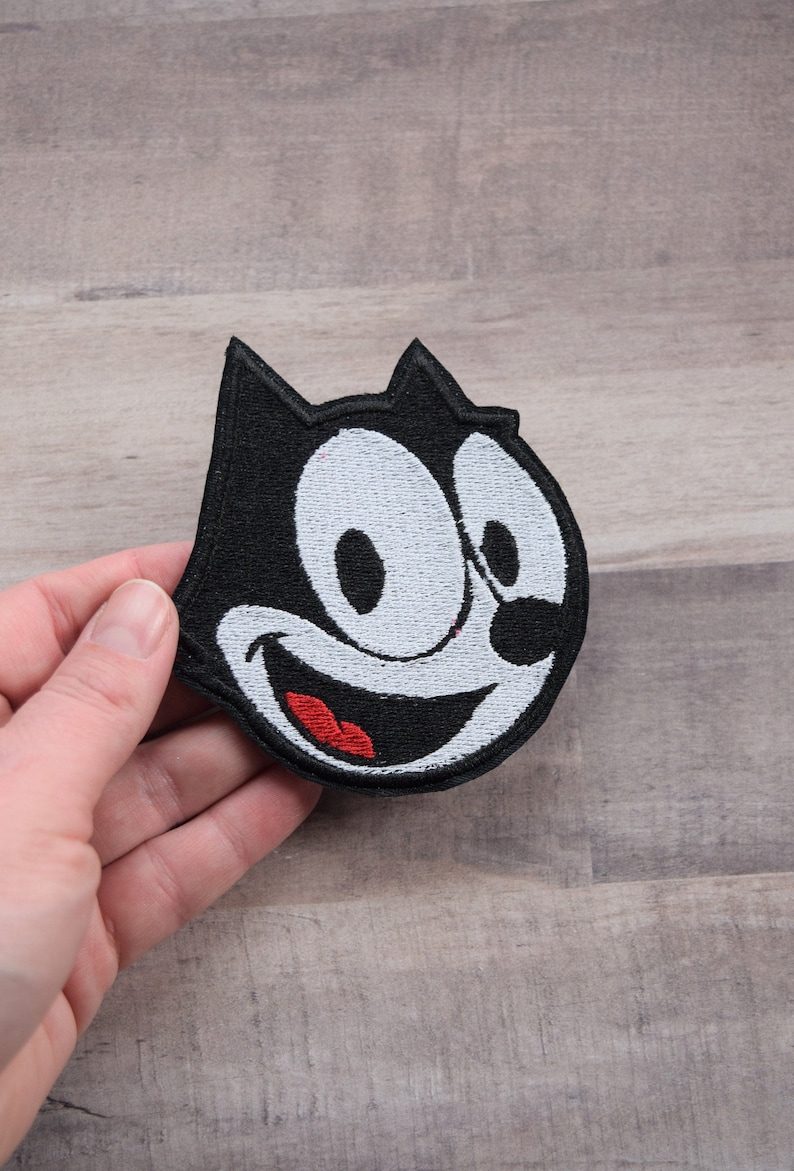 Embroidered Felix the Cat Patch/iron On/sew On | Etsy