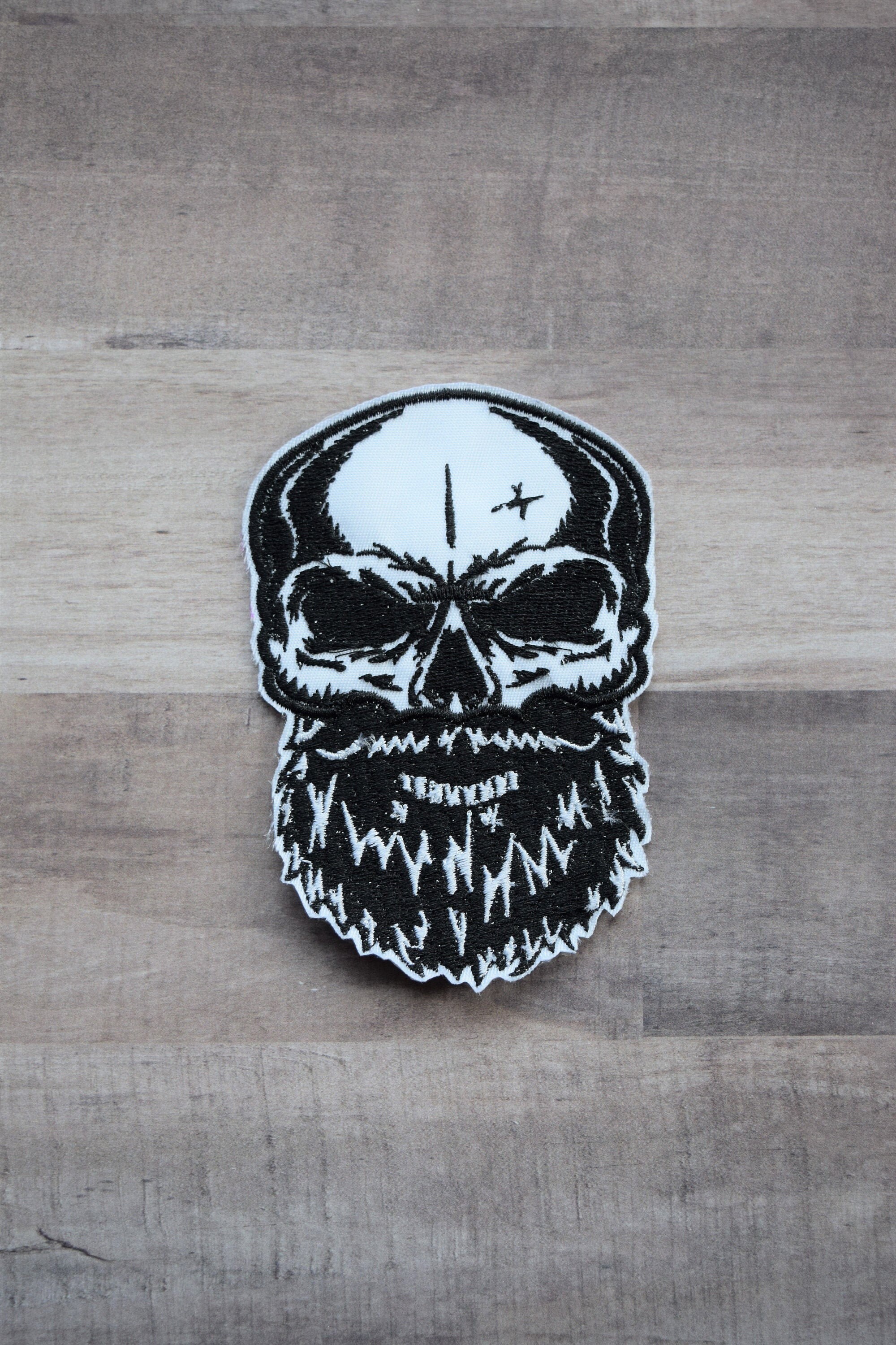 Embroidered Bearded Man Patch/iron On/sew On - Etsy