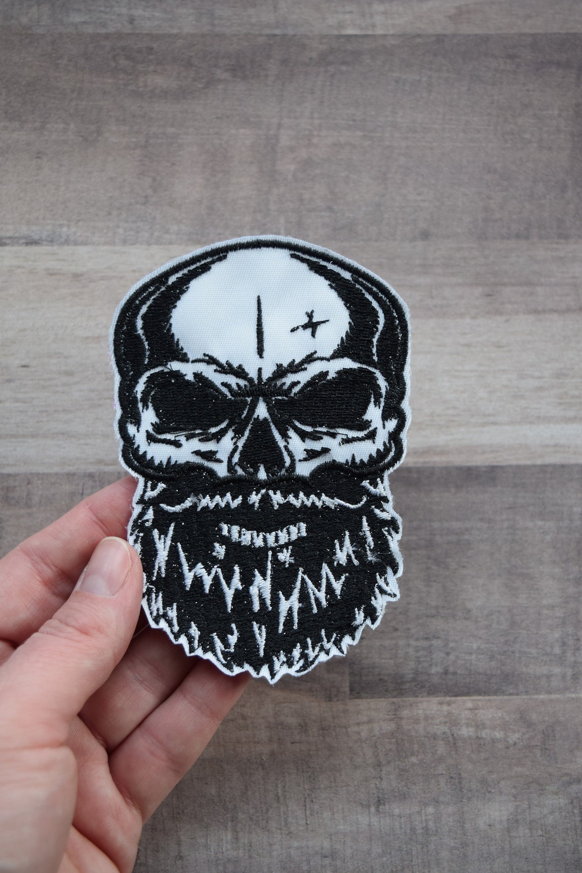 Embroidered Bearded Man Patch/iron On/sew On | Etsy