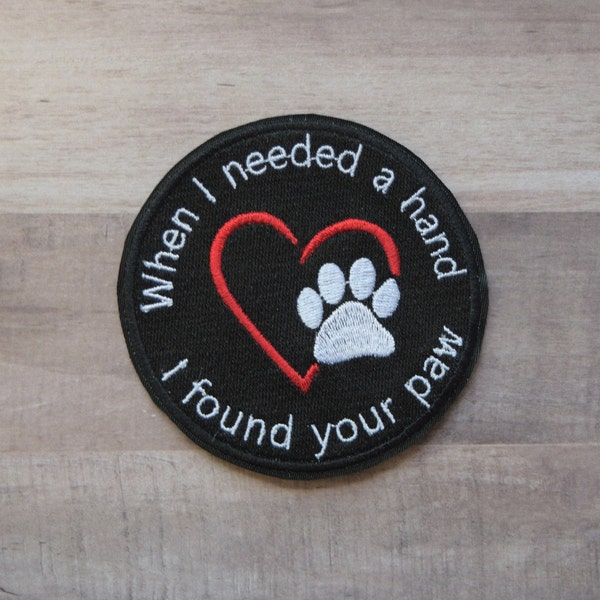 When I Needed a Hand I Found a Paw - Etsy