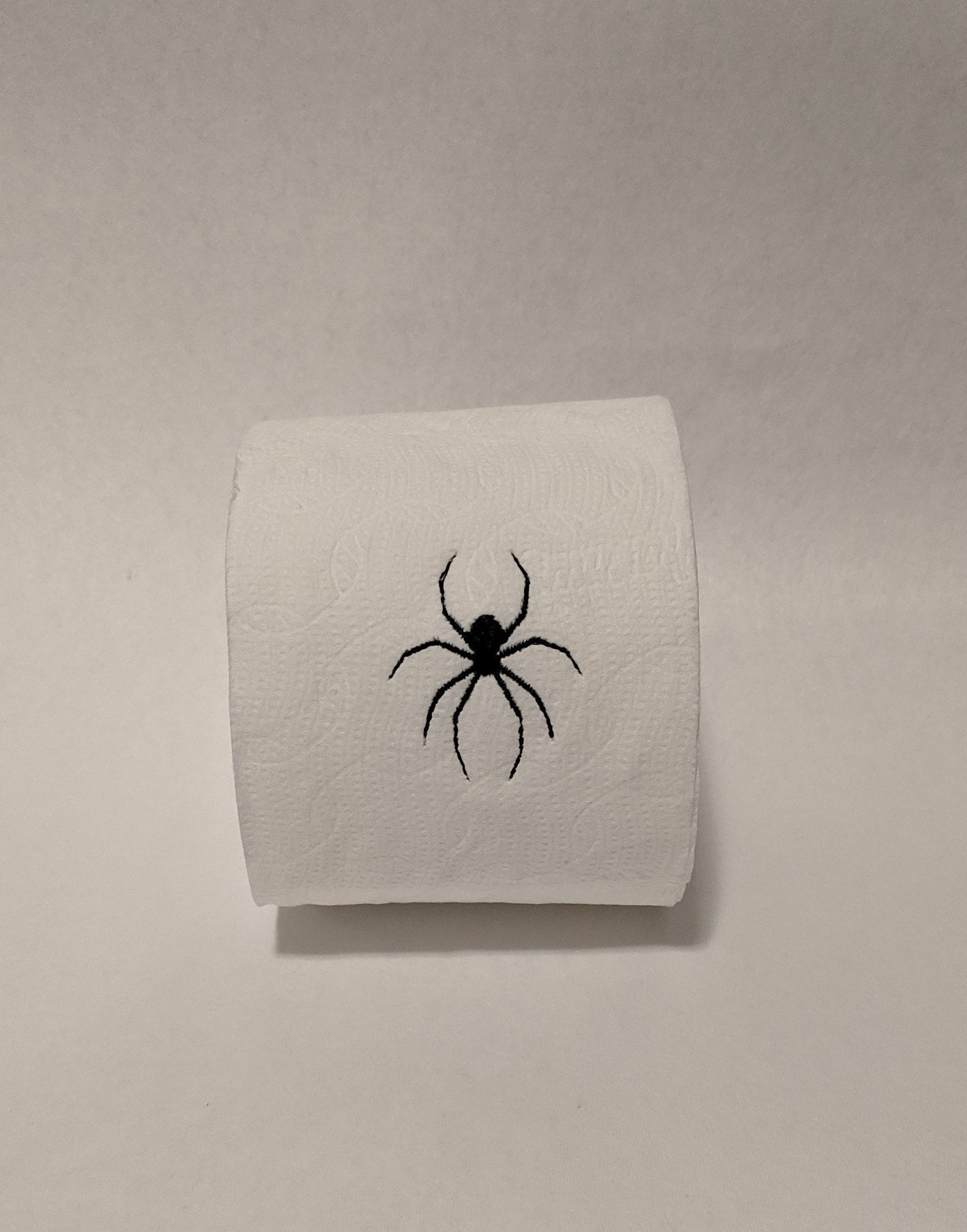 Toilet Paper Spider Prank