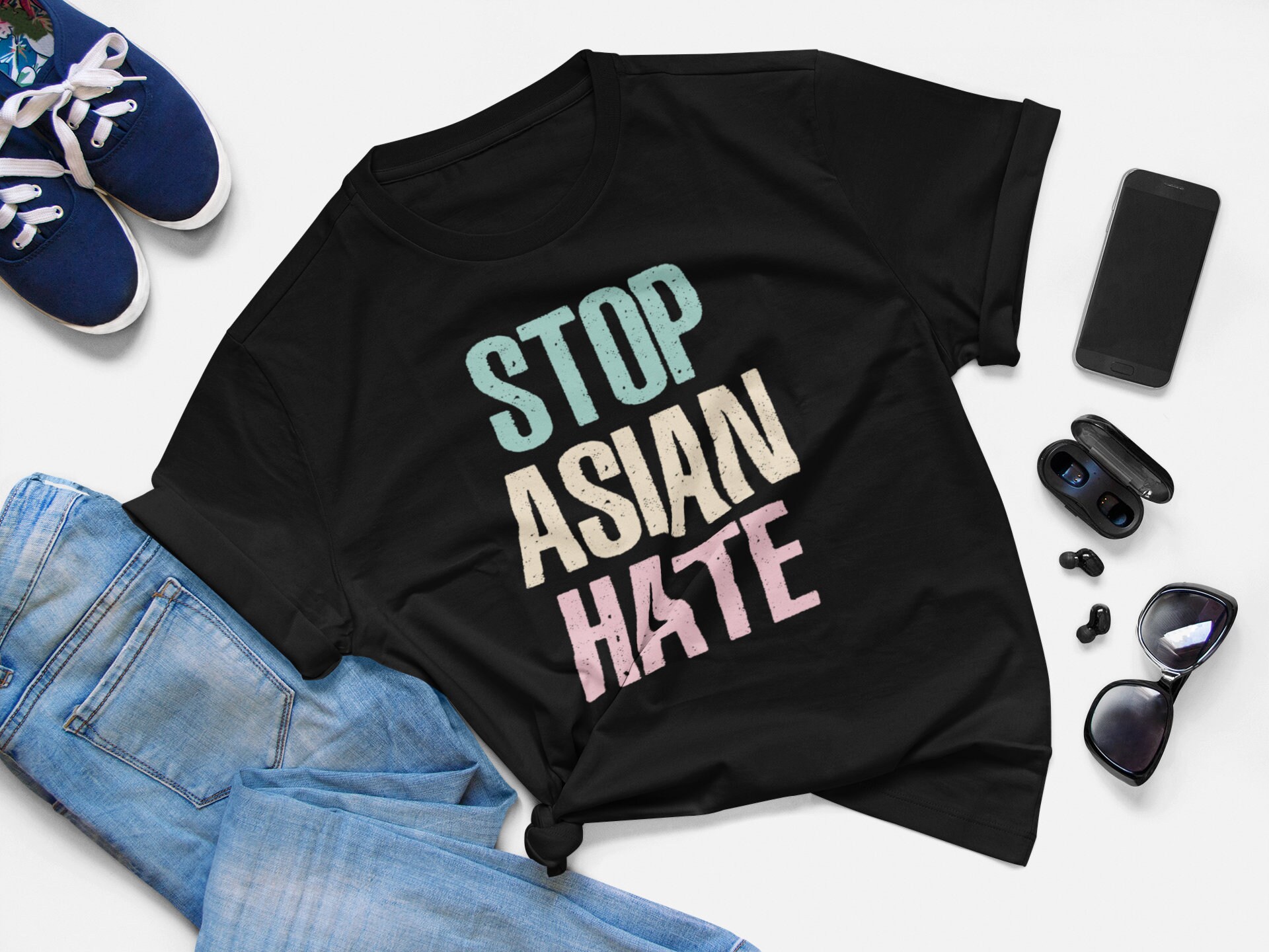 Stop Asian Hate T Shirt Proud Asian American Tee Merch End - Etsy